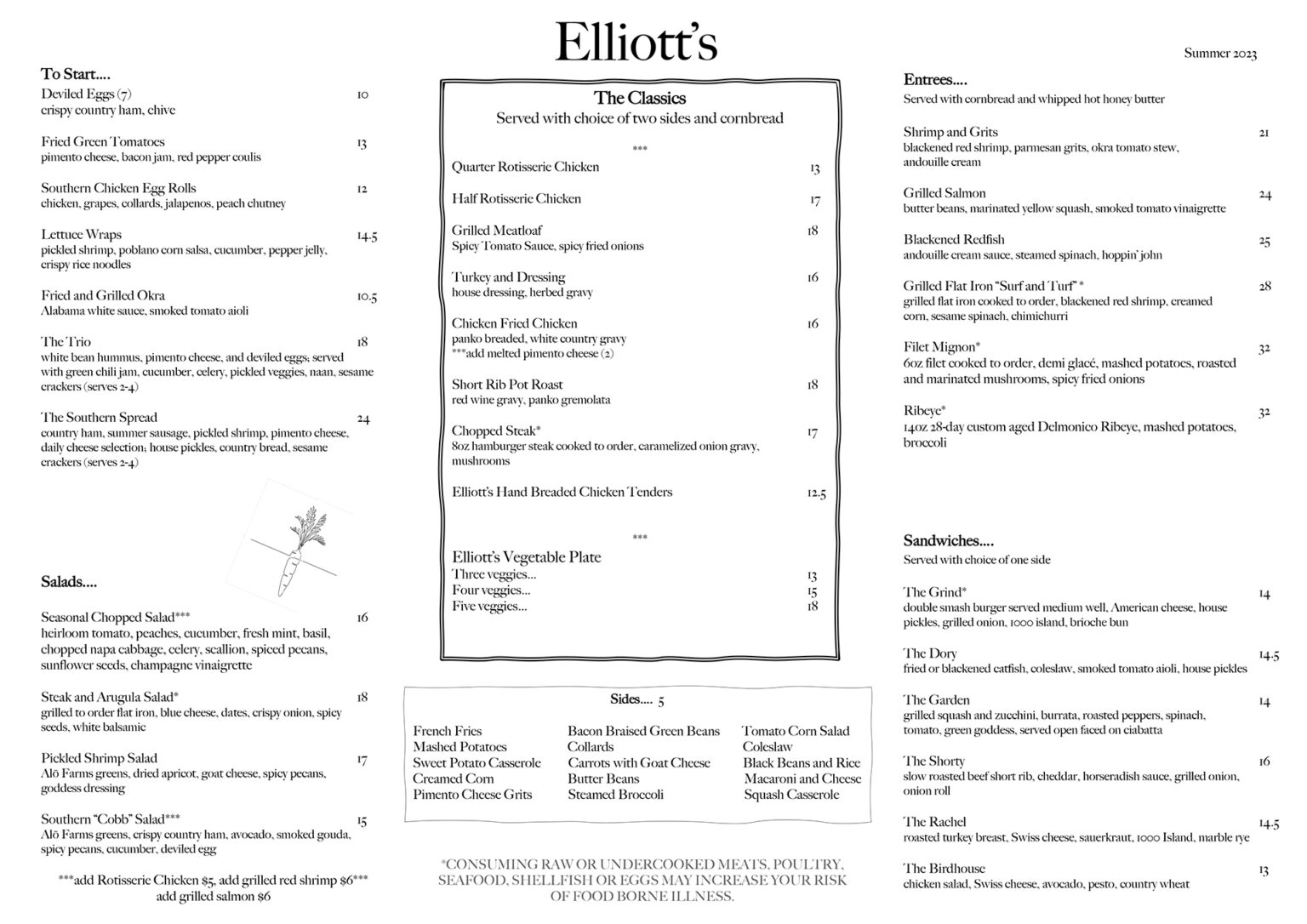 Elliott's - Best Classic Southern Cuisine | Peachtree City GA